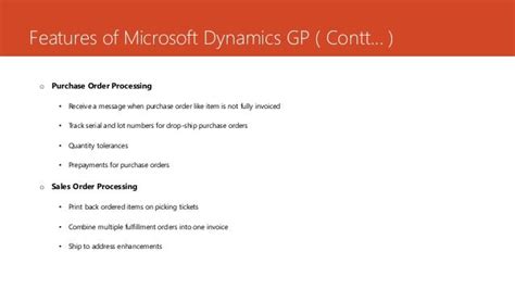 Microsoft Dynamics Gp