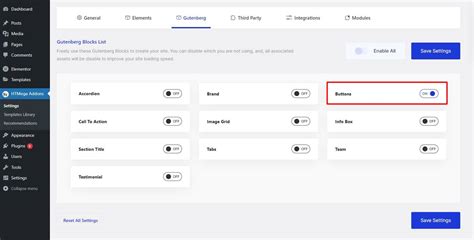 Buttons Block For Gutenberg Ht Mega Addons For Elementor