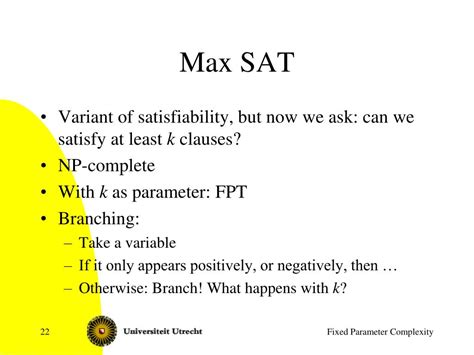 Ppt Fixed Parameter Complexity Powerpoint Presentation Free Download Id1420379