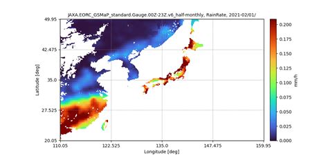 usage examples for python — jaxa earth api for python 0 1 3 documentation