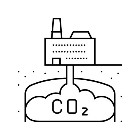 Carbon Capture Environmental Line Icon Vector Illustration 35271585 Vector Art At Vecteezy