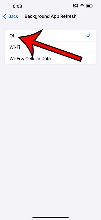 How To Disable Background App Refresh On Iphone 14 Solve Your Tech