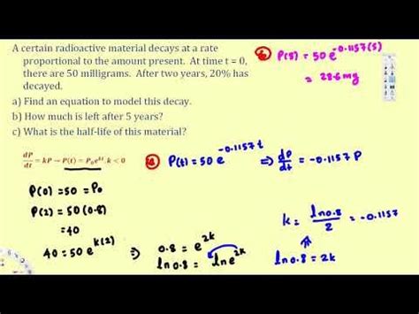 Exponential Decay Equation Diy Projects