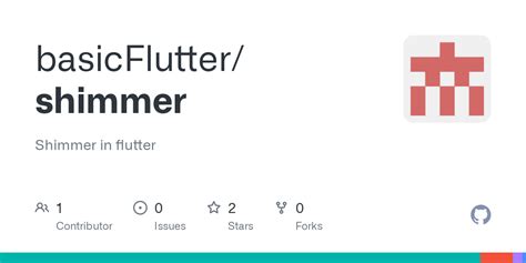 Github Basicfluttershimmer Shimmer In Flutter