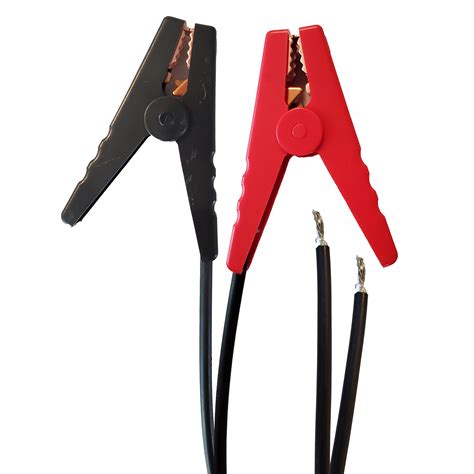 Alligator Clamp To Bare Ends 14 Gauge Wire Kit 45ft Positive And