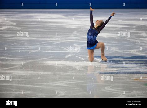 Sochi Russia 19th Feb 2014 Yulia Lipnitskaya Of Russia In The
