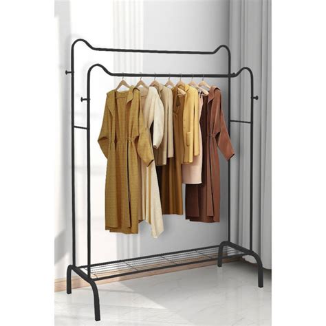 Cat Ears Double Bar Clothes Rail Racks Hanger By Debenhams