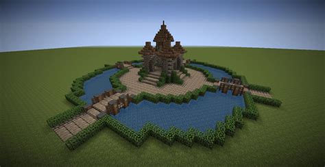 Small Spawn Hub Medieval Fantasy General Use Minecraft Map
