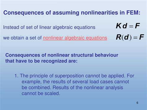 PPT INTRODUCTION INTO FINITE ELEMENT NONLINEAR ANALYSES PowerPoint Presentation ID