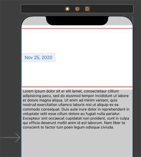 Ios What Am I Getting Wrong Resizing Date Picker And Textview In