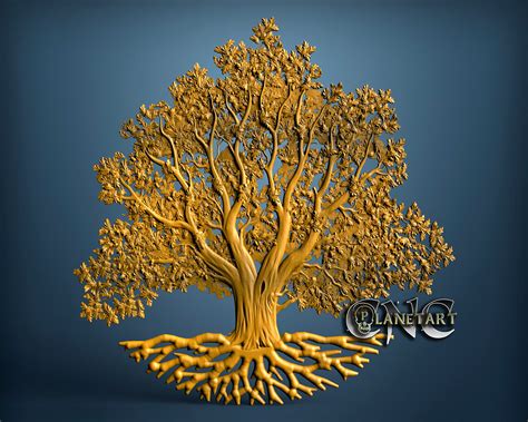 Tree Of Life D STL Model CNC Router Engraver Artcam Etsy