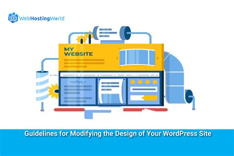 guidelines for modifying the design of your wordpress site whw