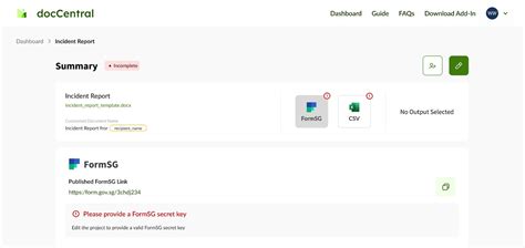Doccentral User Guide