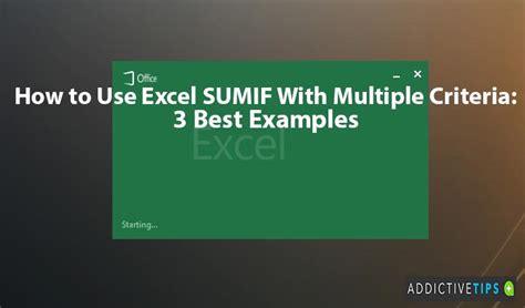 How To Use Excel Sumif With Multiple Criteria 3 Best Examples