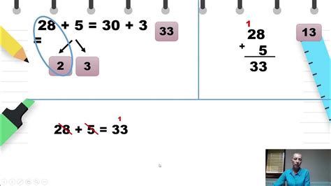 Ii одделение Математика Собирање едноцифрен со двоцифрен број Youtube