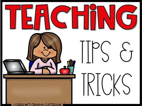 Teaching Tips And Tricks