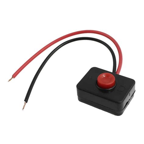 LIXF Hot DC V A Adhesive Base Push Button Action Wired Switch For Car In Switches From Lights