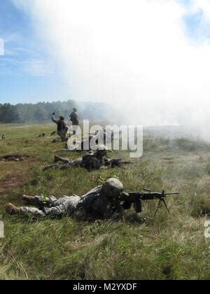 Charlie Company 1 121 Infantry Practices For Platoon Attack By Georgia