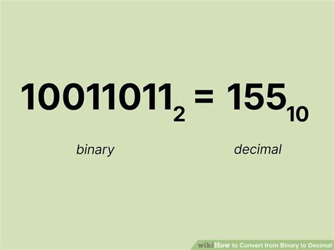 3 Ways To Convert From Binary To Decimal Wikihow