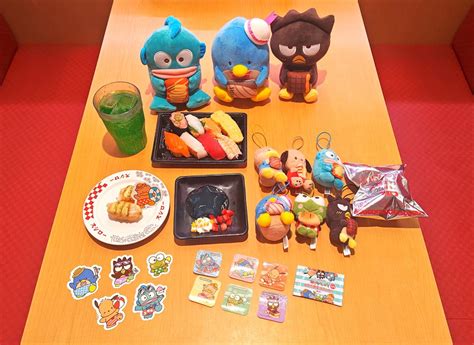 【スシロー】サンリオ「はぴだんぶい」コラボ ポチャッコ、タキシードサムたちの限定ピック＆ぬいぐるみも オトナンサー