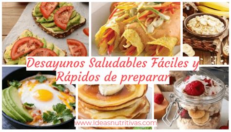 15 Desayunos Saludables Fáciles Y Rápidos De Preparar