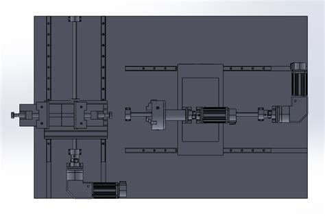 大型机床结构 Solidworks 2022 模型图纸下载 懒石网