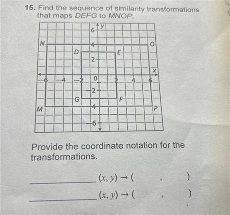 solved 15 find the sequence of similarity transformations