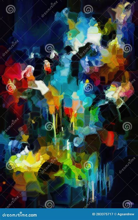 Acceleration Of Colored Canvas Stock Illustration Illustration Of