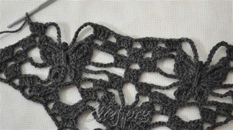 Узор для шали Ночная бабочка Вязание крючком от Елены Кожухарь