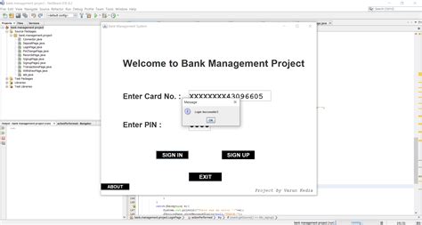 Github Purplevarunbank Management Project Java Project Using Swing