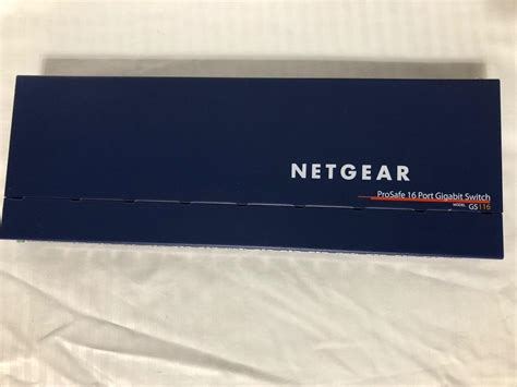 Netgear Prosafe Gs116 16 Port Gigabit Ethernet Switch