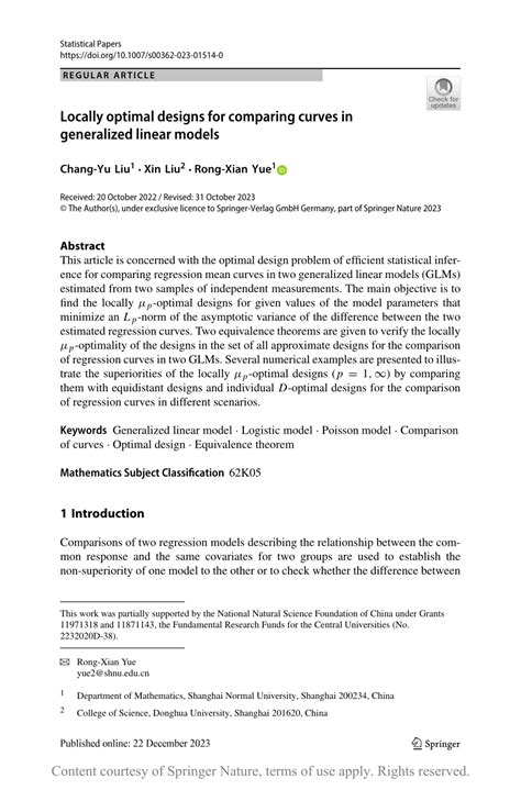 Locally Optimal Designs For Comparing Curves In Generalized Linear Models