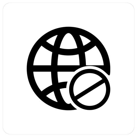 Global Prohibited And Forbidden Icon Concept 50497292 Vector Art At