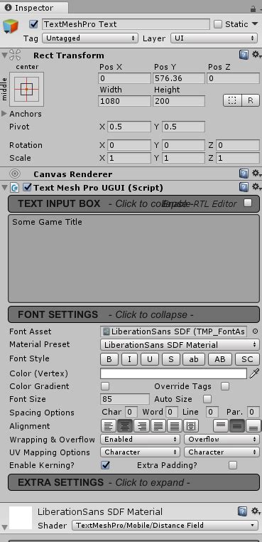 Text Appears Different In Scene And Game Unity Engine Unity Discussions