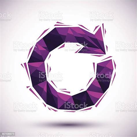 보라색 리로드 기하학적 3d 아이콘크기 이루어진 현대적인 스타일 3차원 형태에 대한 스톡 벡터 아트 및 기타 이미지 3차원 형태 개선 교통 Istock
