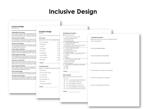 Inclusive Design Teaching Resources