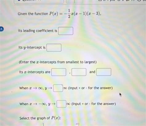 Given The Function P X X X X Its StudyX