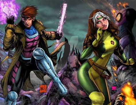 Gambit And Rogue Wallpaper Pin Page
