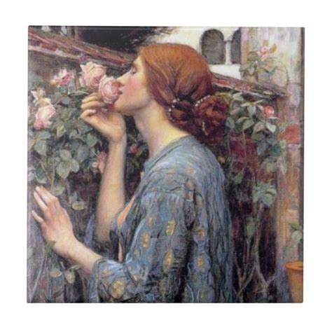 The Soul Of The Rose Ceramic Tiles John William Waterhouse William