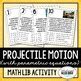 Projectile Motion With Parametric Equations Math Lib Activity TpT