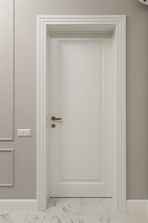 Серая дверь в стиле Ар деко