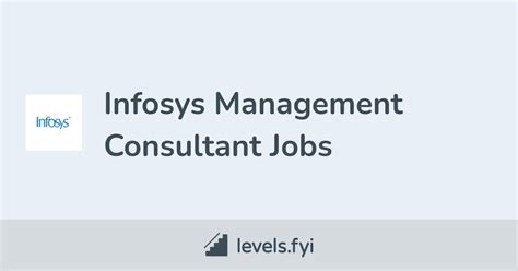 Infosys Management Consultant Jobs Levels Fyi