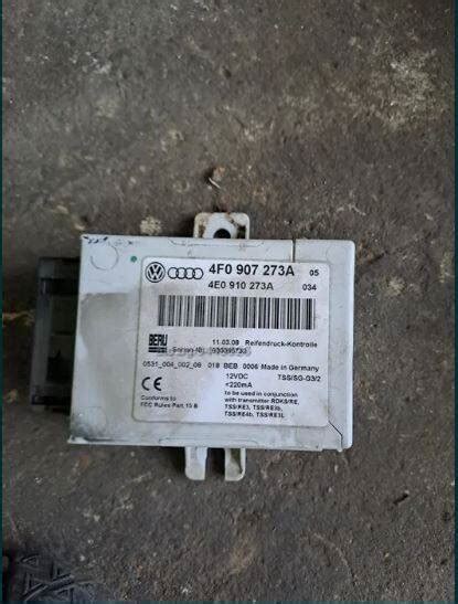 Модул следене налягането в гумите за Audi A6 Tyre Pressure Control Module 4f0 907 273 A