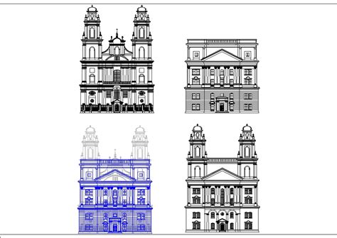 Baroque Church In Autocad Download Cad Free 3 86 Mb Bibliocad