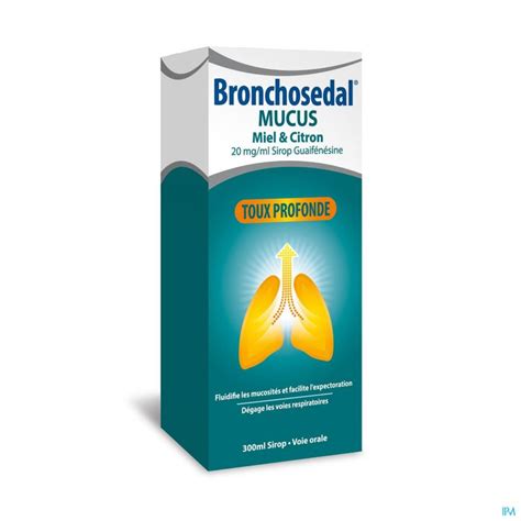 Bronchosedal Mucus Honing Citroen 300ml 20mgml