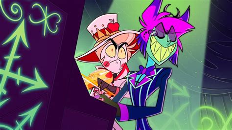 Hd Wallpaper Alastor And Lucifer From Hazbin Hotel 1920x1080