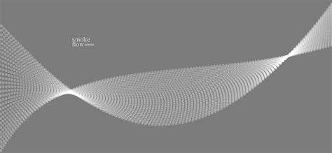 흐르는 입자의 물결 회색 디자인이 흐르는 연기 부드럽고 부드러운 편안한 이미지로 추상적 인 배경을 벡터 가리키기에 대한 스톡 벡터 아트 및 기타 이미지 Istock