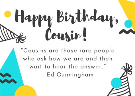 150 Greatest Happy Birthday Cousin Messages Of All Time
