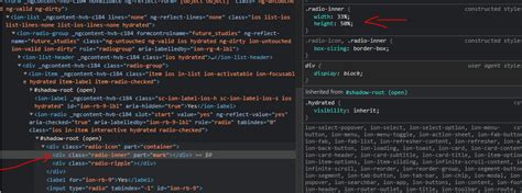 Bug Shadow DOM Part Not Working For Any Component Only In IOS Issue Ionic Team