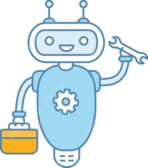 Repair Chatbot Color Icon Repair Ai Spanner Vector Repair Ai Spanner Png And Vector With
